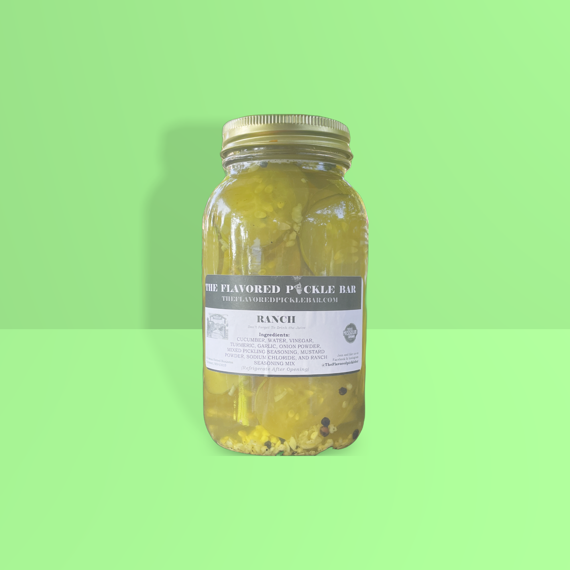Ranch Pickles | The Flavored Pickle Bar!