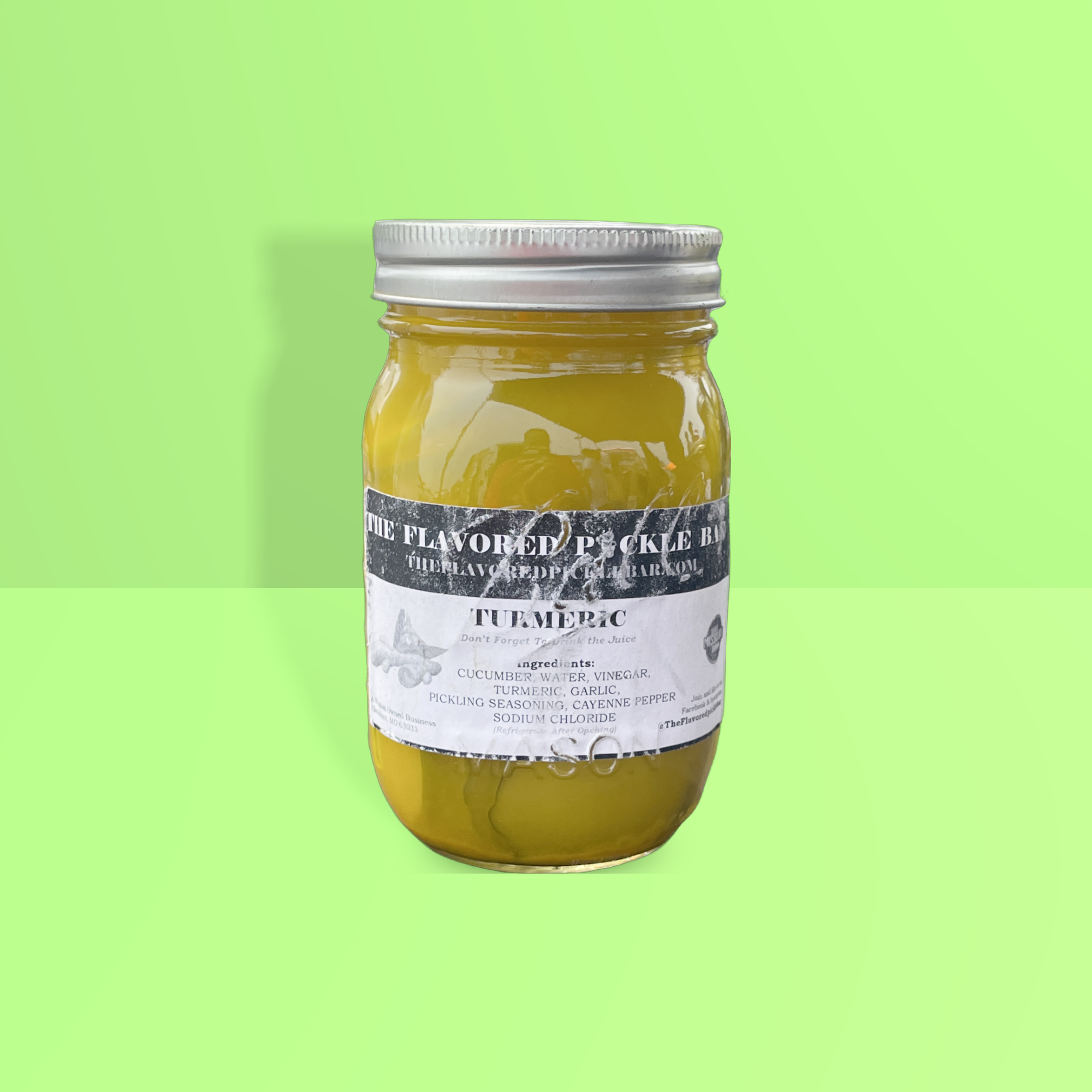 Turmeric Flavored Pickles | The Flavored Pickle Bar!